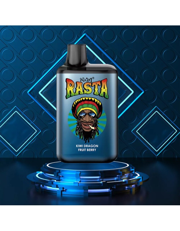 Original R&M RASTA 5500 Puffs Rechargeable Vape Kit Pod Device (Free ...